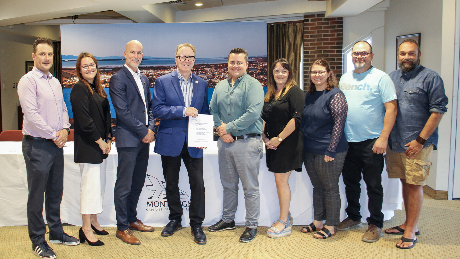 Montmagny signe des conventions collectives historiques pour ses ...