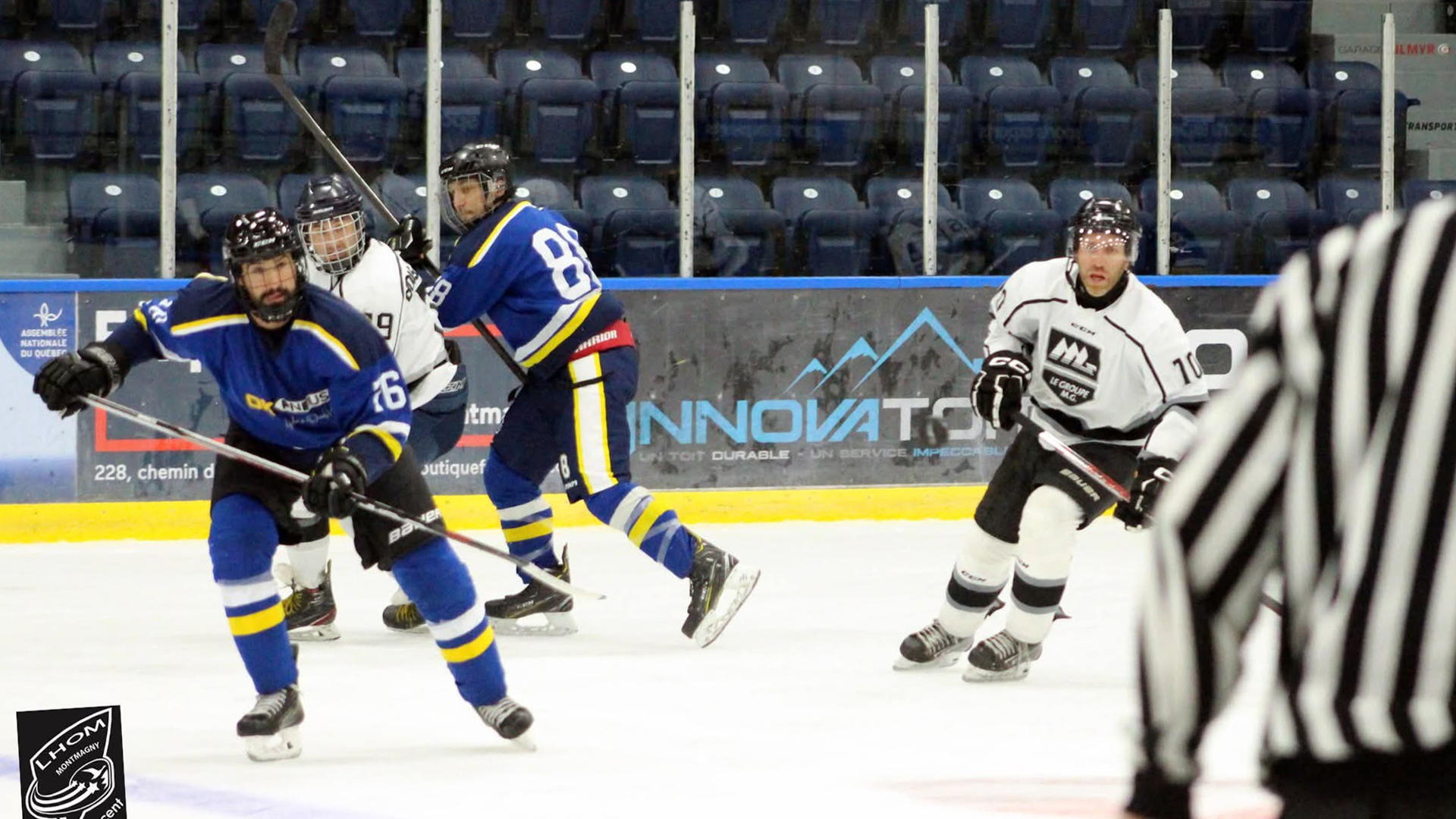 Hockey olympique - Débuts du Pavage Jirico et victoire d’OK Pneu André ...