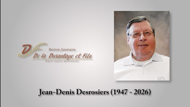 Jean-Denis Desrosiers (1947 - 2026)